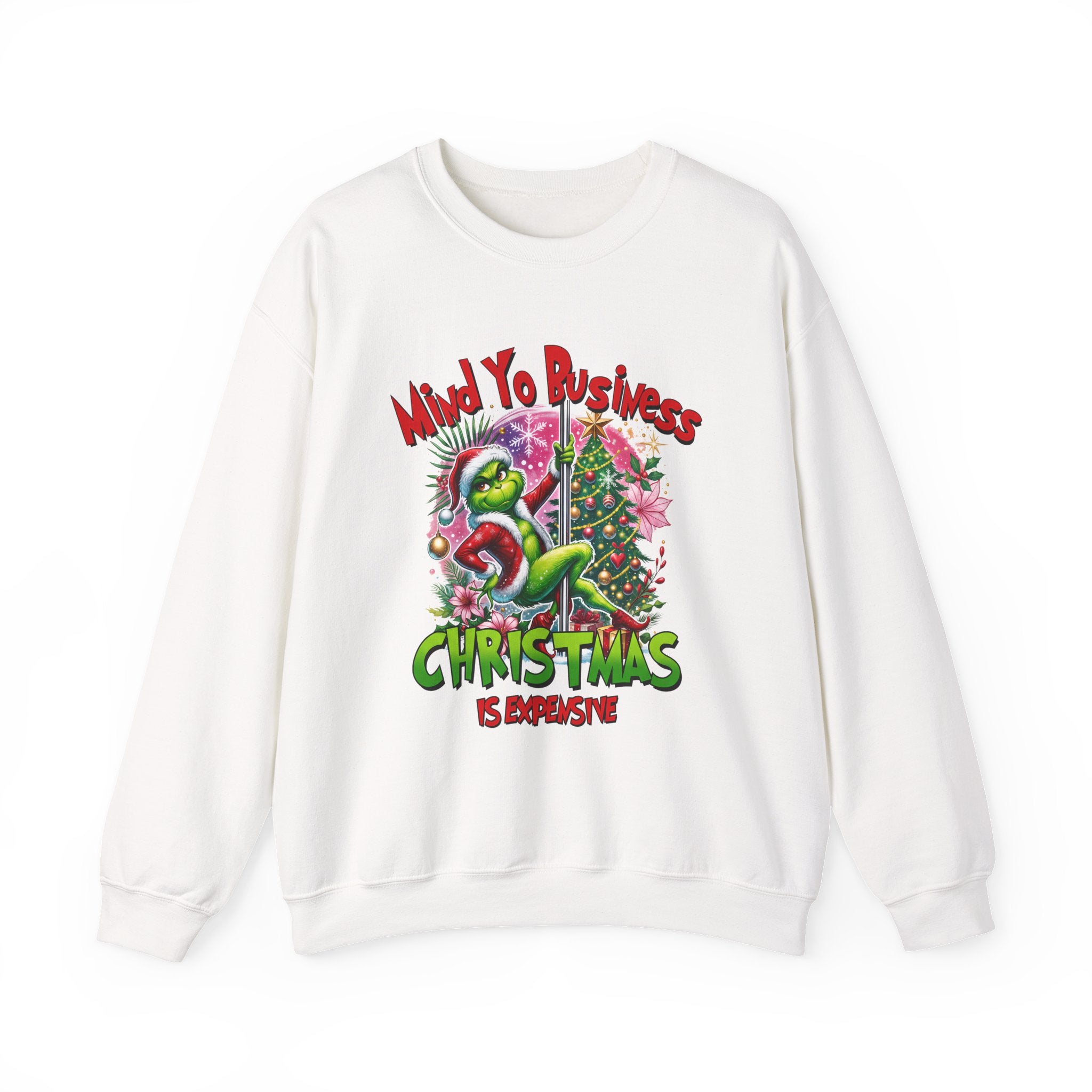 Grinch Mind Yo Business Sweatshirt – The Punny Place